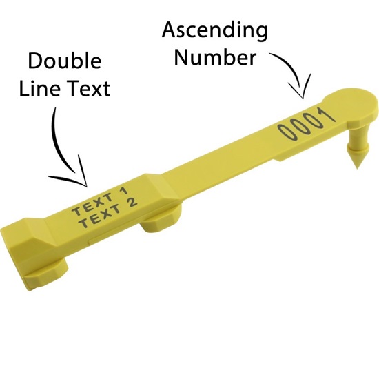 Shearwell New Zealand. Visual SET Tag - Layout 6